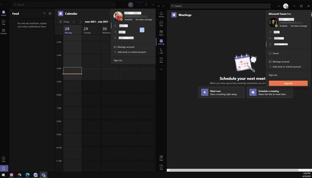Microsoft Teams Persoonlijk En Werkschool Kunnen Nu Naast Elkaar