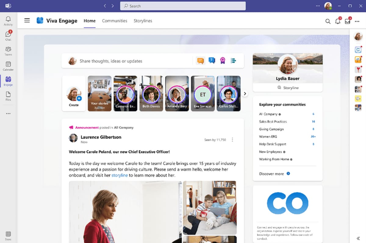 Microsoft Lanceert Viva Engage Sociaal Netwerk Voor De Werkplek Alta