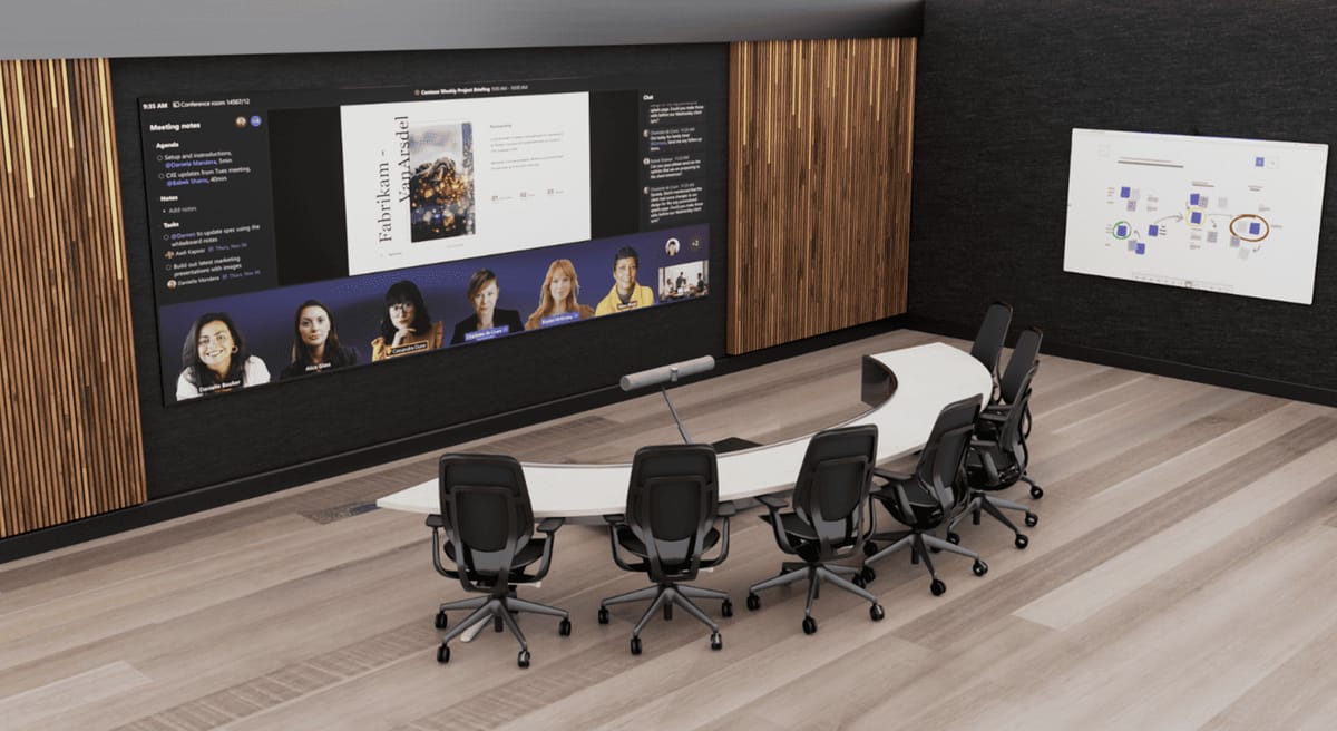 Microsoft Presenteert Nieuw Signature Teams Rooms Design Voor
