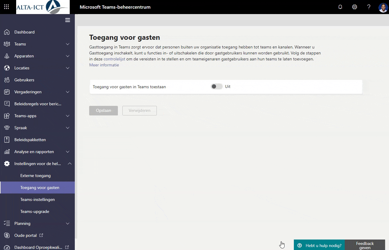 How Do You Turn Guest Access On Or Off In Microsoft Teams Alta Ict