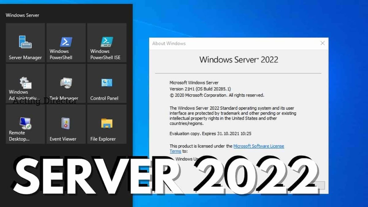 Microsoft heeft een preview van Windows Server 2022 uitgebracht - ALTA ...