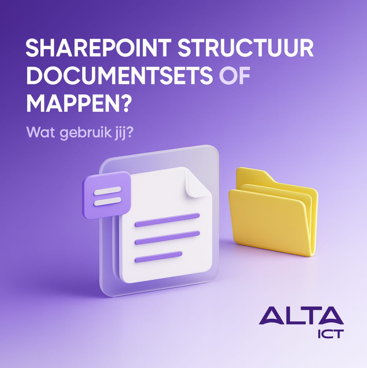 Documentsets in SharePoint – Slimmer documentbeheer - ALTA-ICT